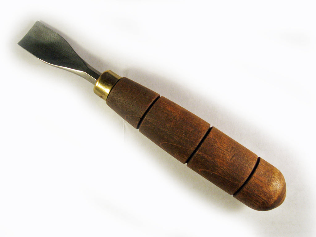 Stubby Pro #3 3/4" Straight Fishtail Gouge — Mountain Woodcarvers