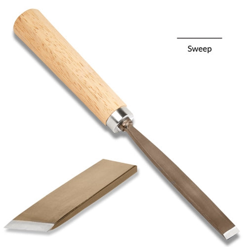 PRO Mallet #1 Straight Chisel 3/4"-Double Bevel — Mountain Woodcarvers