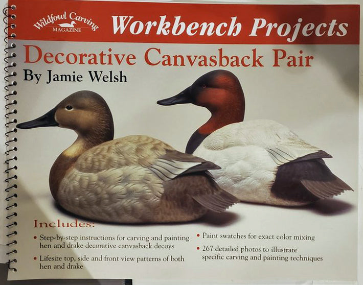 Decorative Canvasback Pair-Welsh-2004 — Mountain Woodcarvers