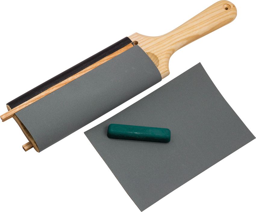 Leather Strop Reverses Abrasive Paper for Gouges & Hook Knives ...