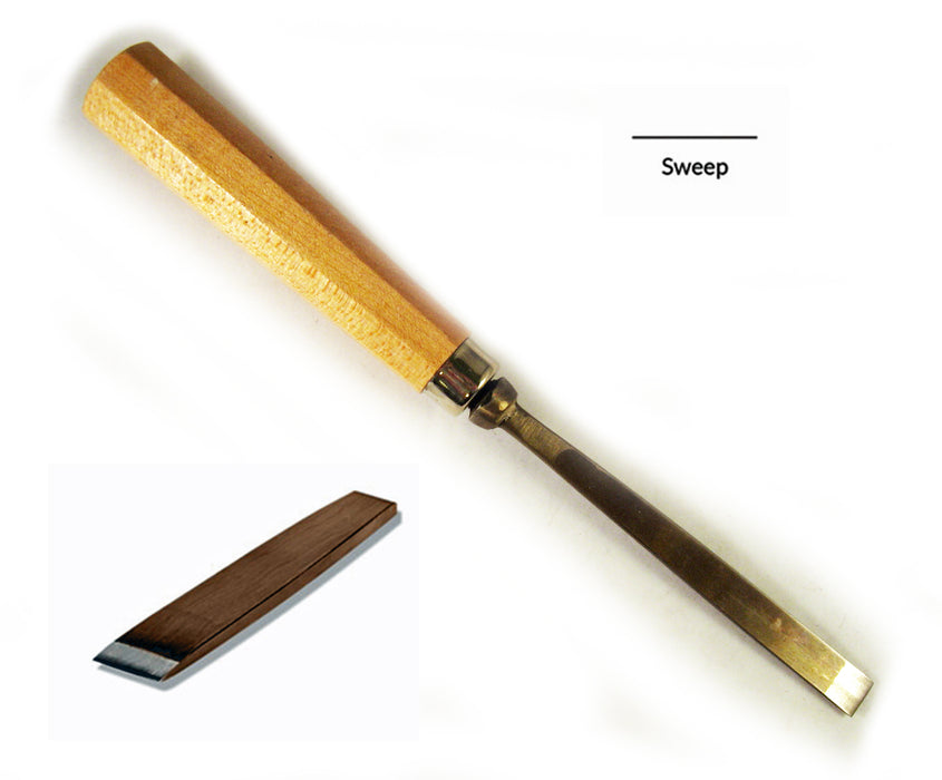 PRO Mallet #1 Straight Chisel 5/16"- Double bevel — Mountain Woodcarvers