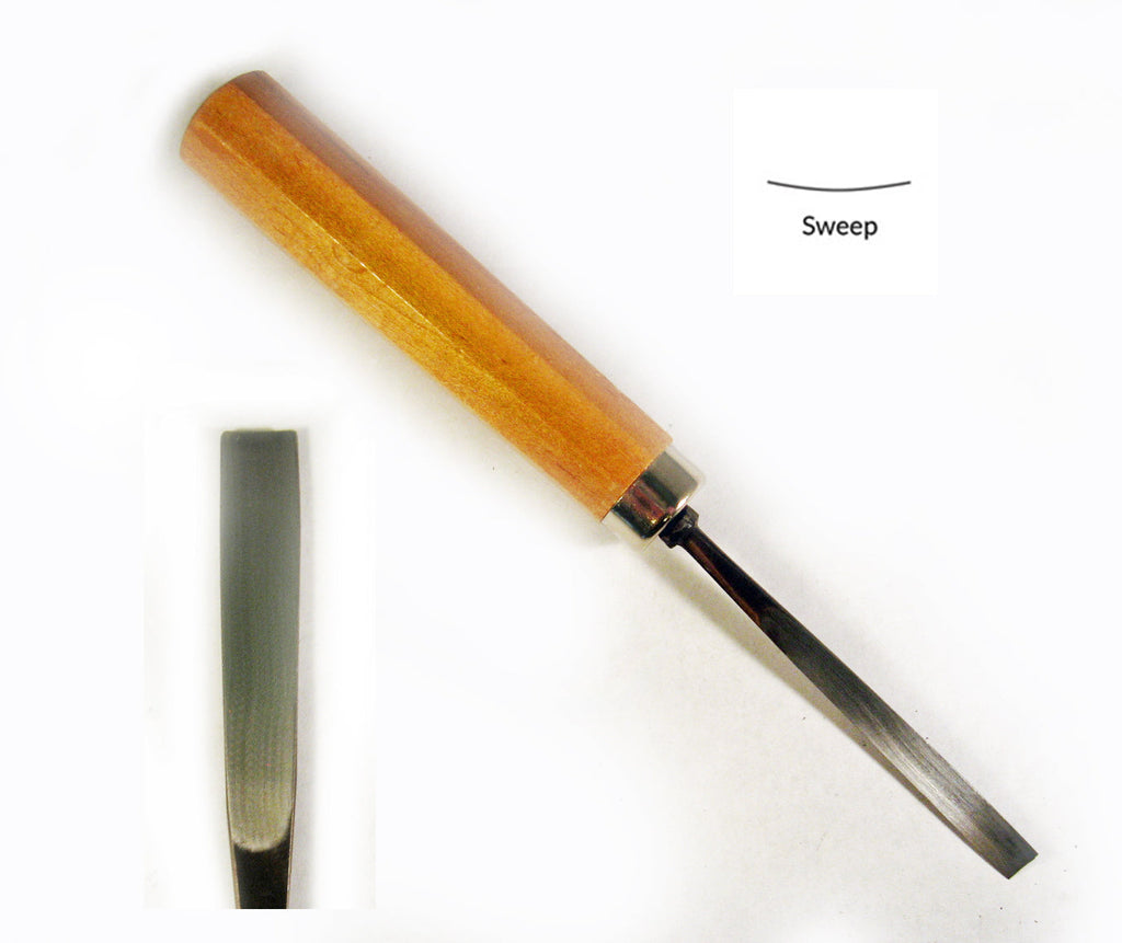 PRO Mallet #5 Shallow Gouge 1/4" — Mountain Woodcarvers