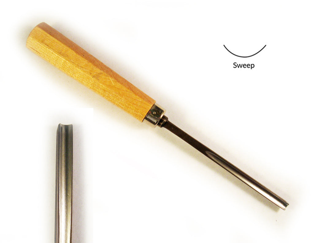 PRO Mallet #7 Deep Gouge 1/4" — Mountain Woodcarvers