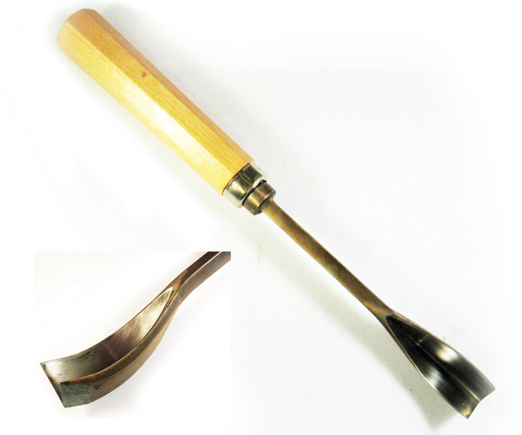 PRO Mallet 60 degree V-Tool Short Bent 7/8" — Mountain Woodcarvers