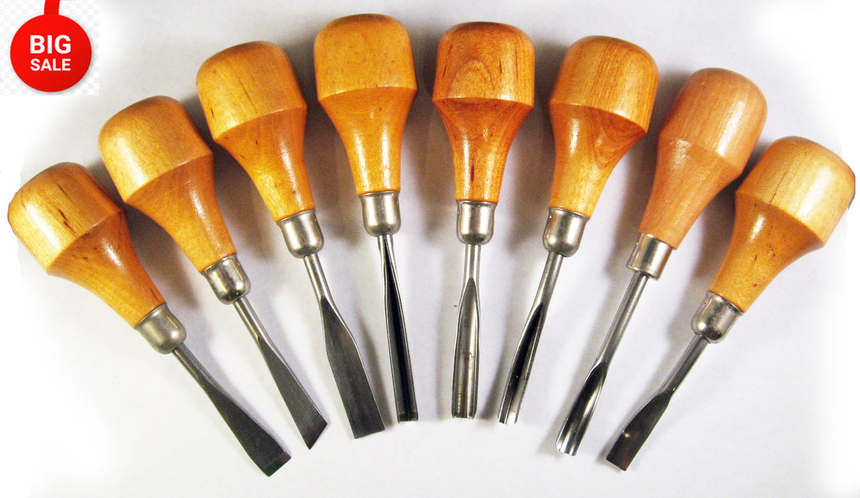 Palm PRO Tools 8 pc Carving Set — Mountain Woodcarvers
