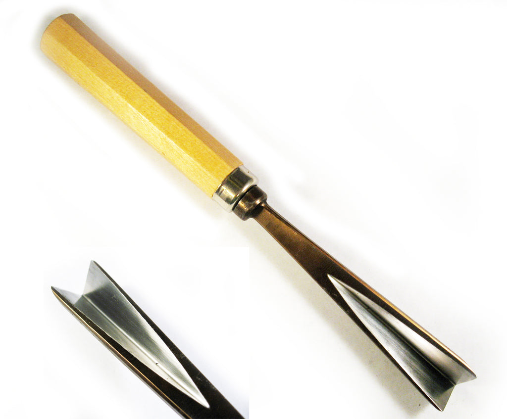 PRO Mallet 70 degree V-Tool 1" — Mountain Woodcarvers