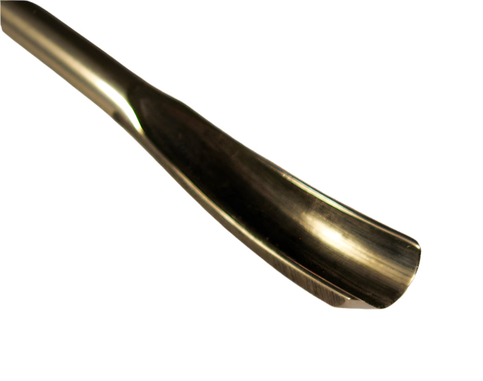 Palm PRO Tools #8 1/4" Short Bent Gouge — Mountain Woodcarvers