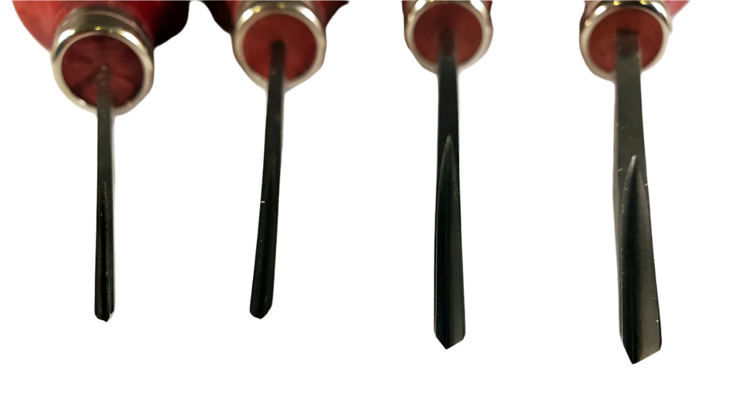 UJR MINI PALM V-Tools Set 4pc — Mountain Woodcarvers