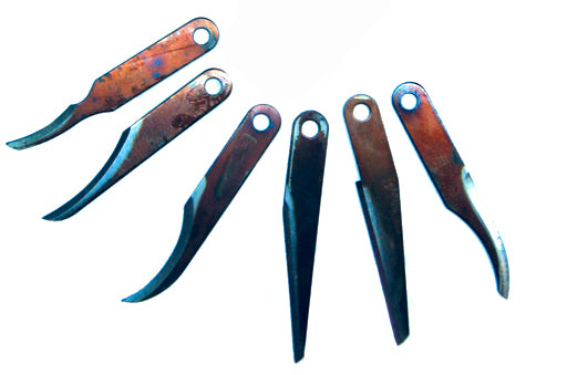Warren 6pc Replacement Blades — Mountain Woodcarvers