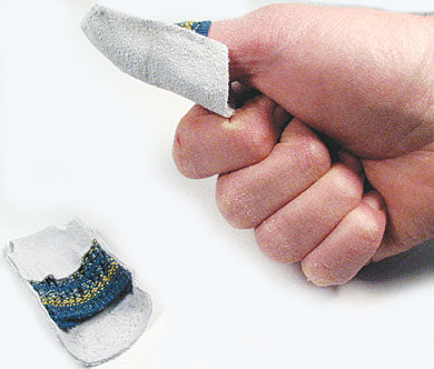 Leather (Split) Thumb Guard — Mountain Woodcarvers