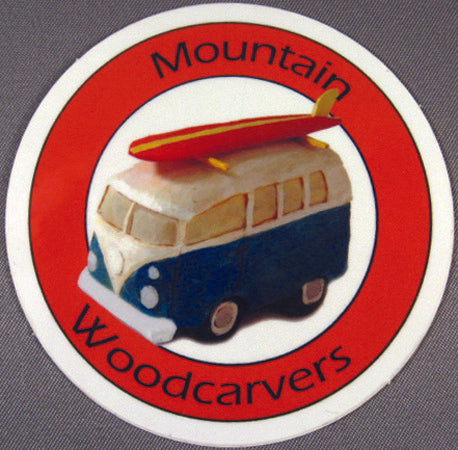 Cool Bus Sticker — Mountain Woodcarvers